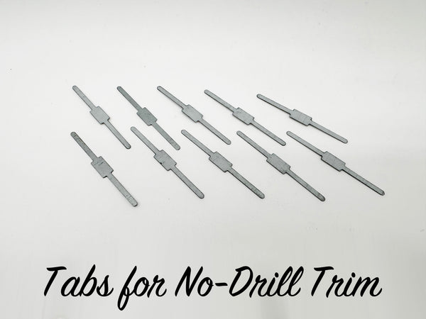 Tabs for No-Drill Aluminum Trim - Sold in packs of 10 – Krist Kustoms